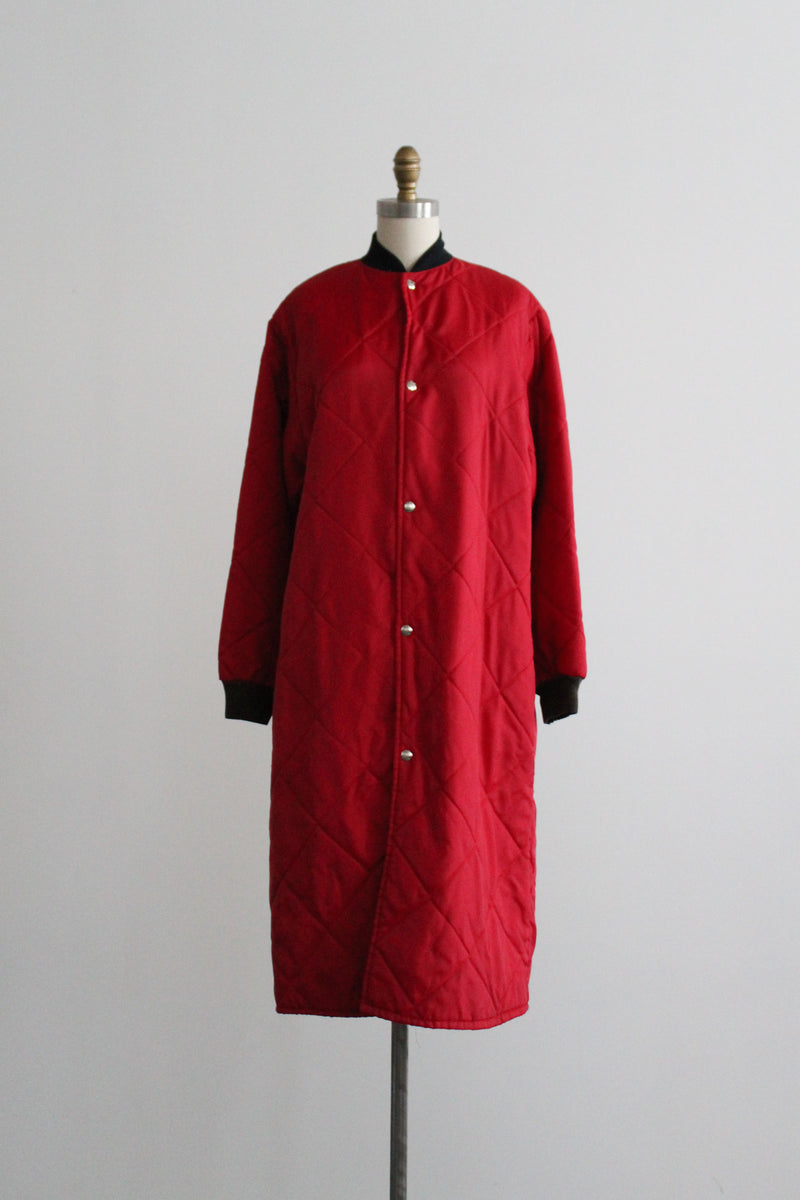 tomato quilted jacket – 1919 Vintage