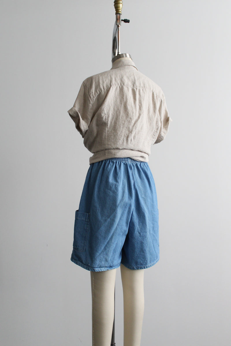 big sur denim shorts – 1919 Vintage